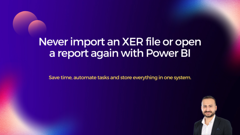 Never import an XER file or open a report again with Power BI - Smart ...